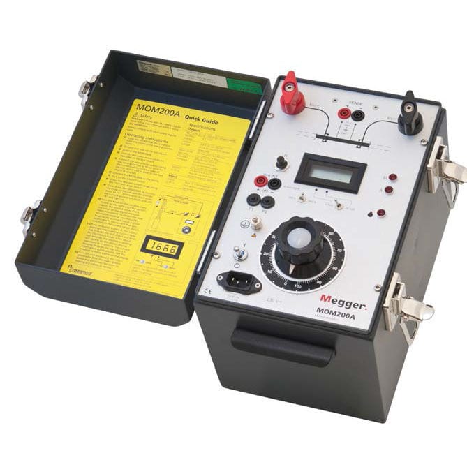 Digital microhmmeter - MOM200A - MEGGER - portable / rugged