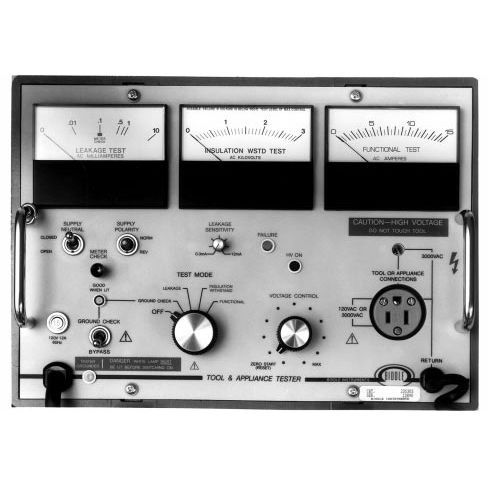 Electrical insulation tester - MEGGER - continuity / leakage current ...