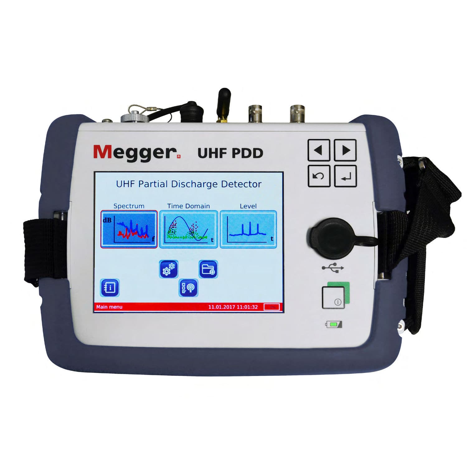 Partial discharge measuring device - UHF PD - MEGGER - radio frequency ...