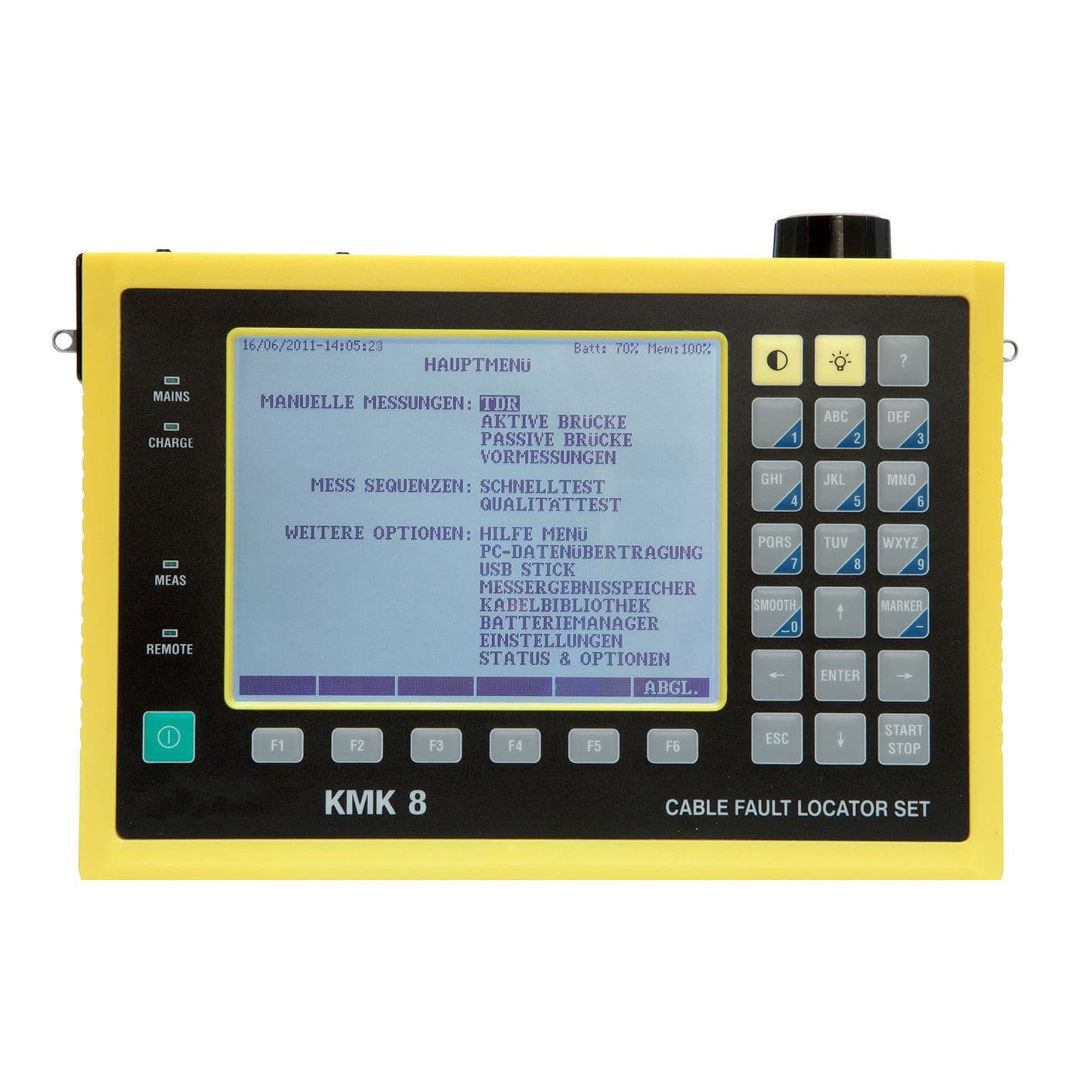 TDR reflectometer - KMK8 - MEGGER - portable