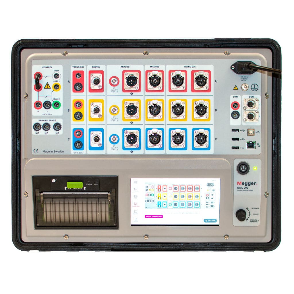 Circuit breaker testing device - EGIL200 - MEGGER - current ...