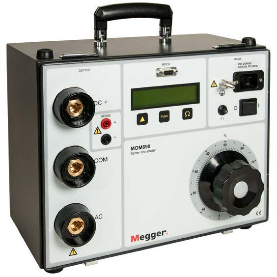 Digital microhmmeter - MOM690 - MEGGER - portable