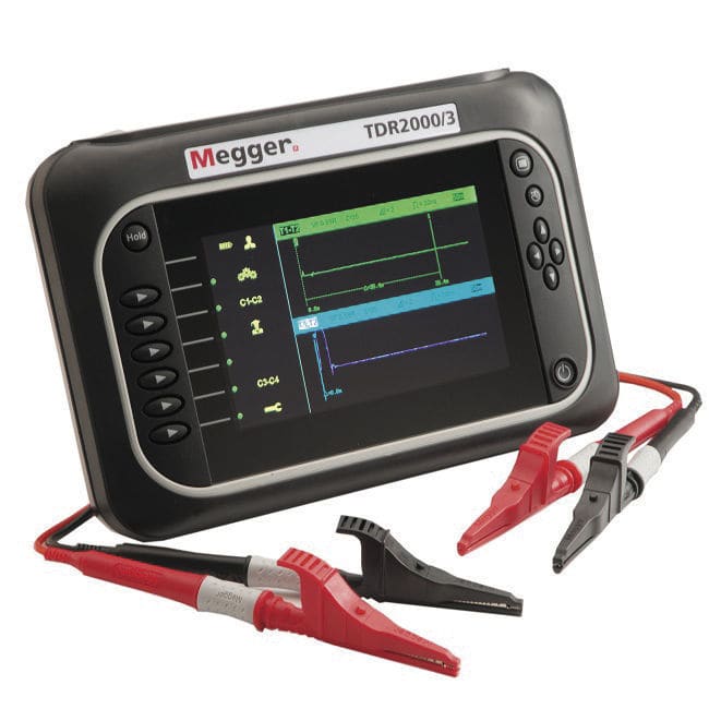 Portable reflectometer - TDR20 series - MEGGER - TDR