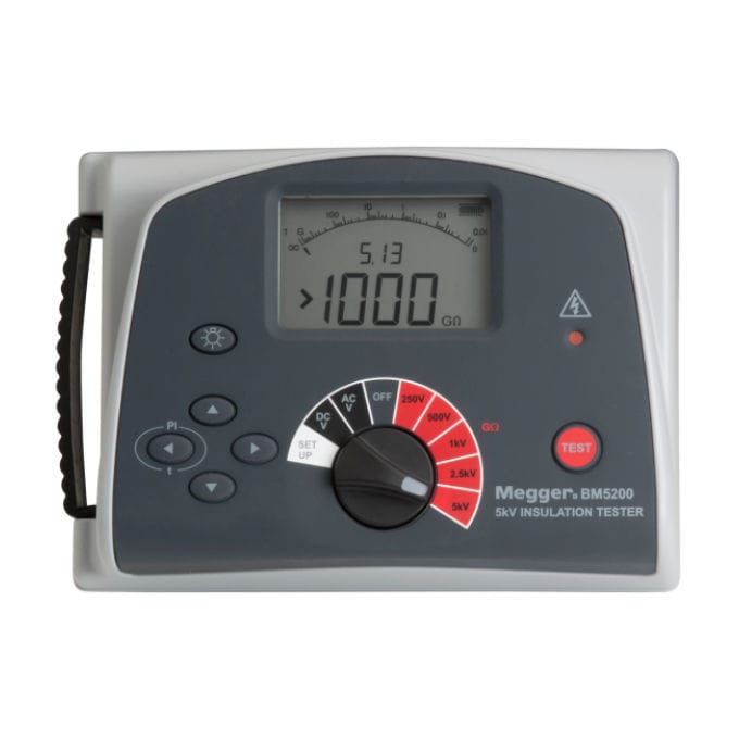 Insulation resistance tester - BM5200 - MEGGER - for transformers / for ...