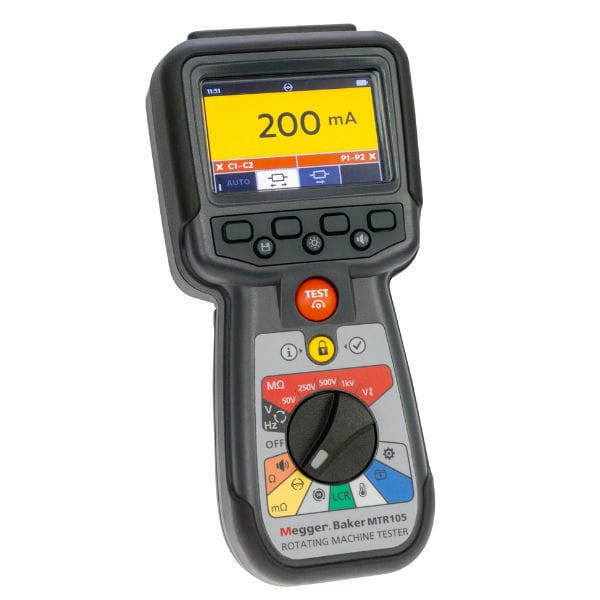 Motor tester - MTR105 - MEGGER - continuity / resistance / insulation ...