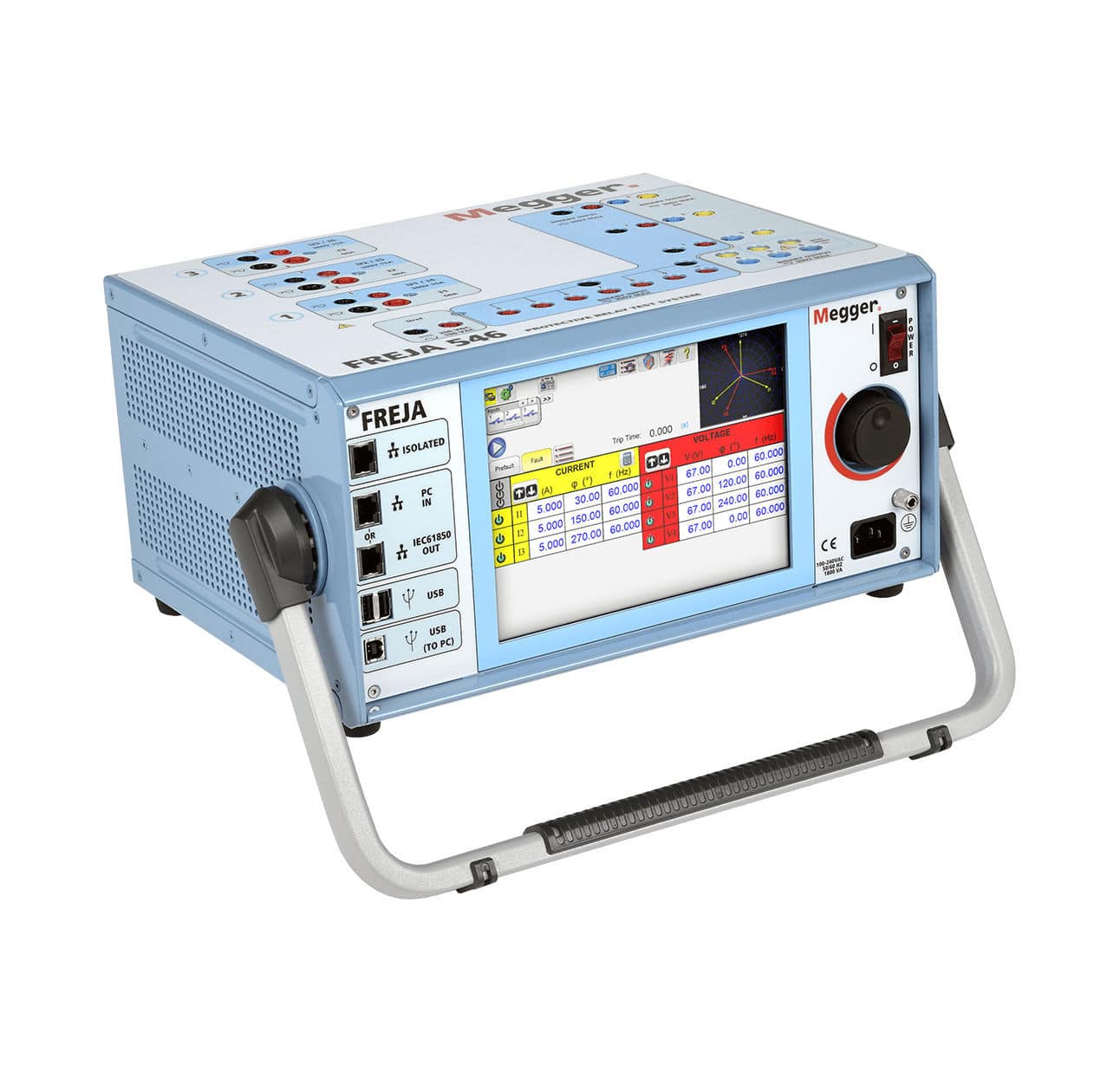 Relay test system - FREJA546 - MEGGER - electric / for electrical ...