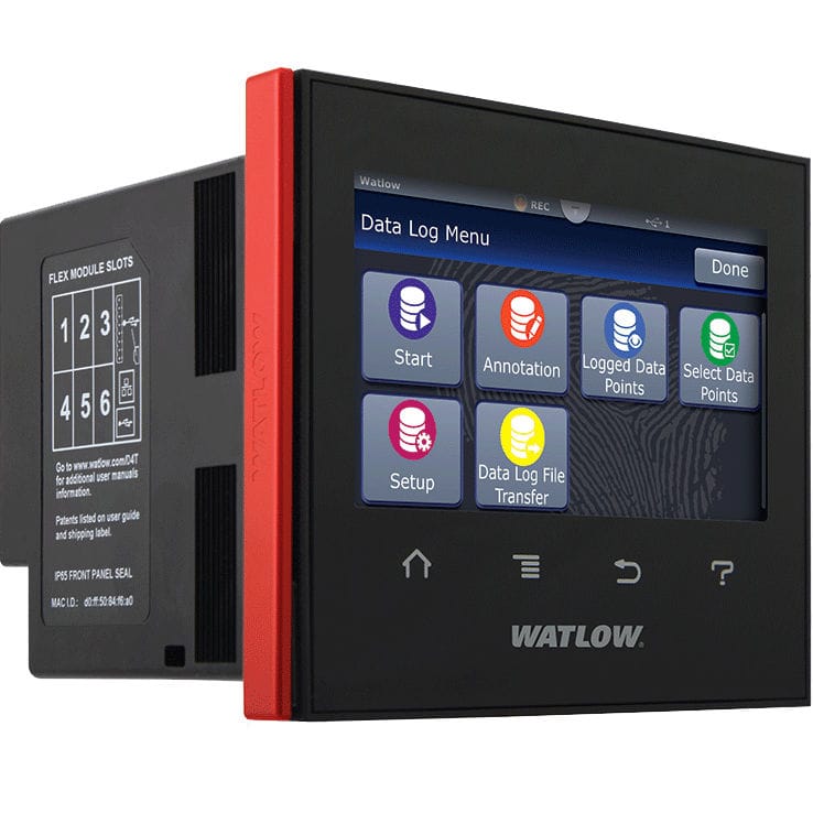 Temperature controller with touchscreen - F4T - Watlow Electric ...