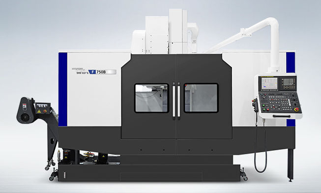 3-axis CNC machining center - F750B - WIA - vertical / 20 tools / heavy ...