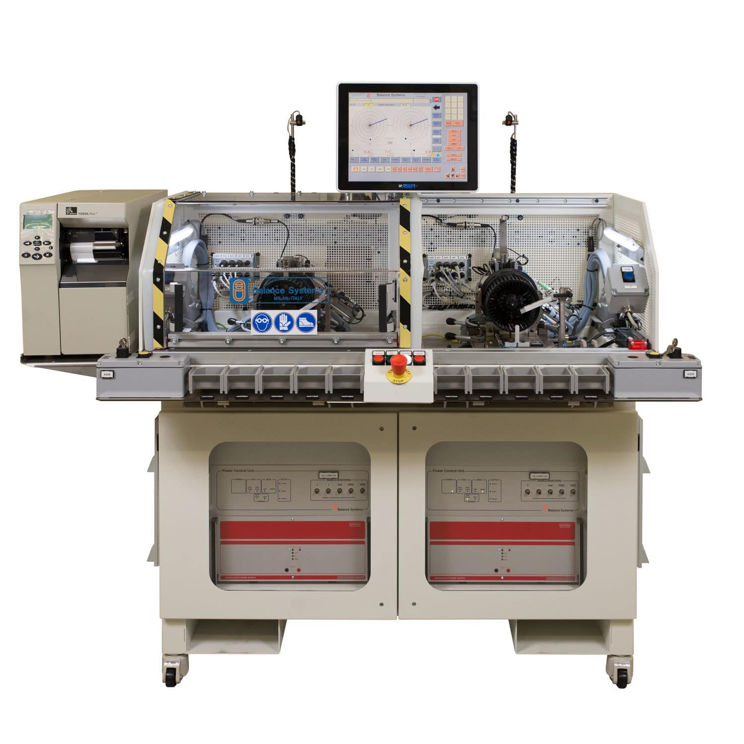 Fan balancing machine - BTK1-2S - Balance Systems S.r.l - horizontal ...