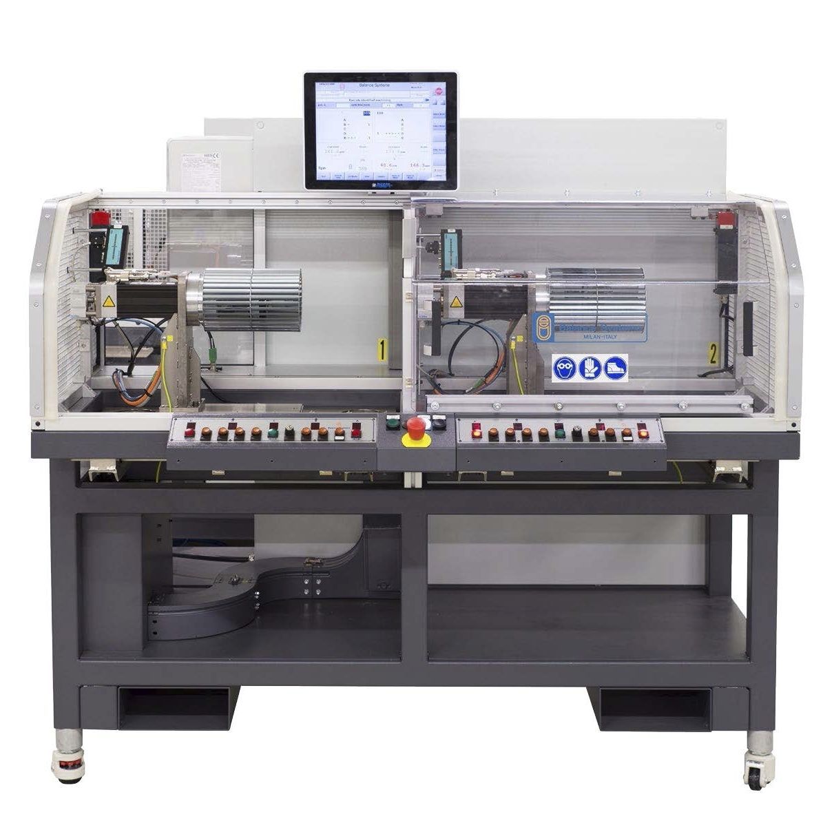 Manual balancing machine - BTK2-2S - Balance Systems S.r.l - horizontal ...