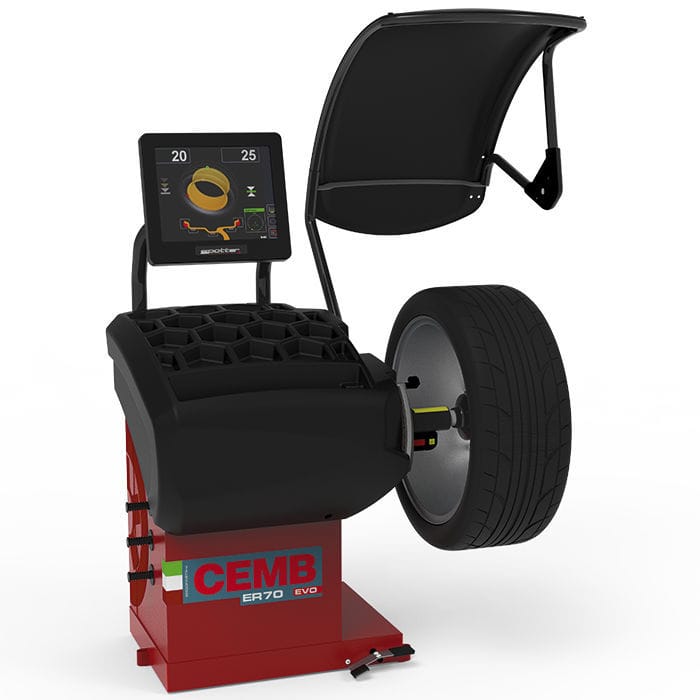 Car wheel balancer - ER70 EVO - CEMB - with touchscreen