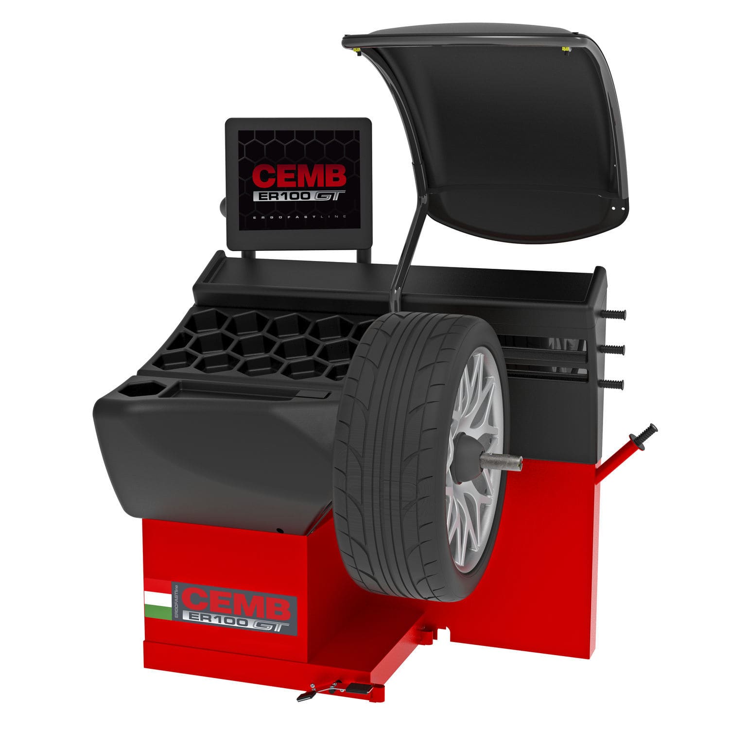 Car wheel balancer - ER100 GT - CEMB - with touchscreen