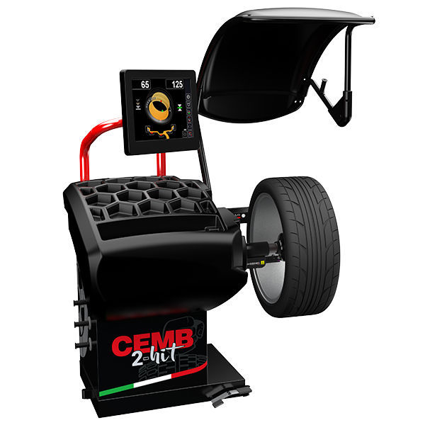 Car wheel balancer - 2-HIT - CEMB - with touchscreen