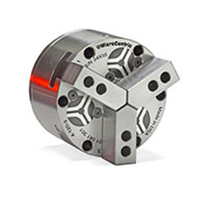 Power chuck - Rotating Air - Microcentric - 3-jaw / lathe / precision