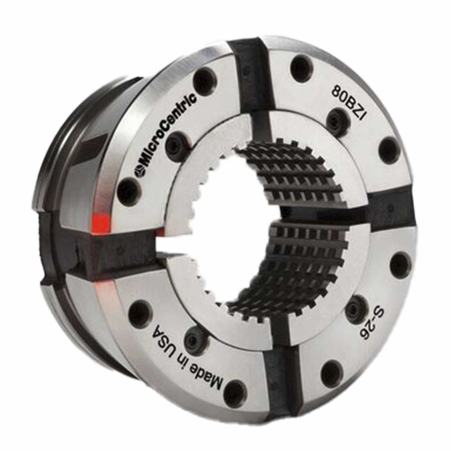 SK collet chuck - S - Pads - Microcentric - for CNC lathes