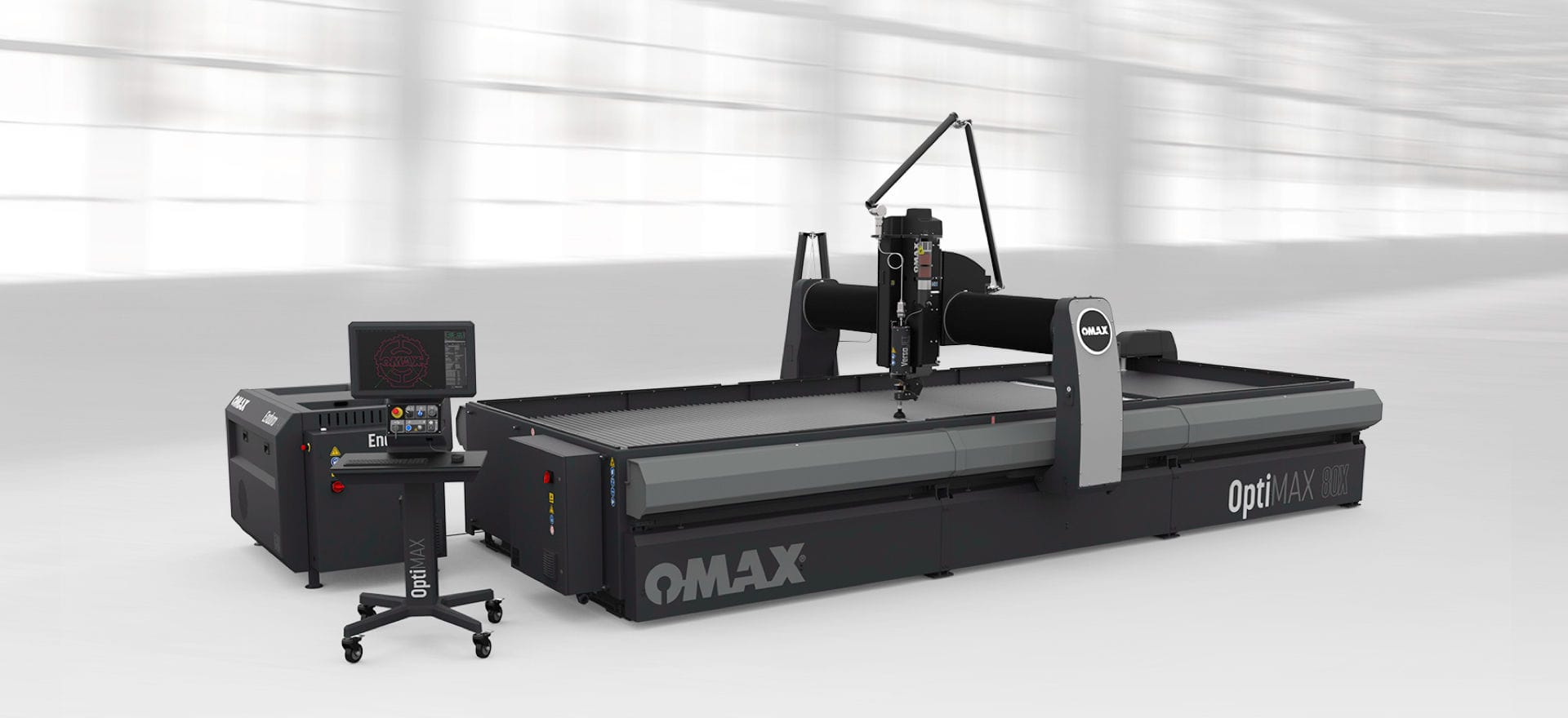 Abrasive water-jet cutting machine - OPTIMAX 80X series - OMAX - for ...