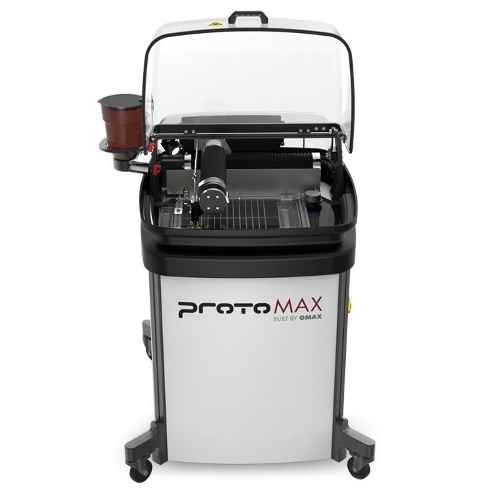 Abrasive water-jet cutting machine - ProtoMAX - OMAX - for aluminum ...
