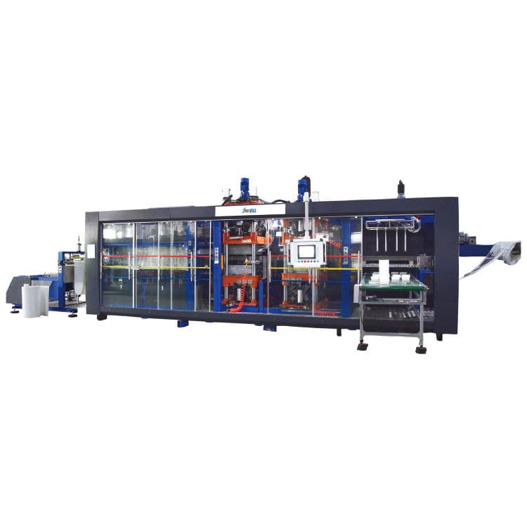 Roll-fed thermoforming machine - HW-850 - Jwell Extrusion Machinery Co ...
