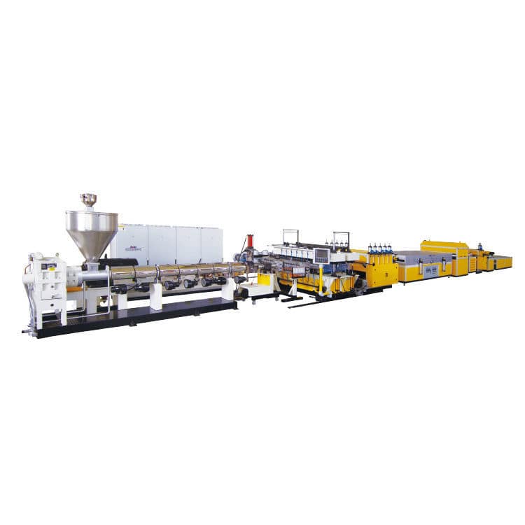 Panel extrusion line - JWS1 series - Jwell Extrusion Machinery Co., Ltd ...