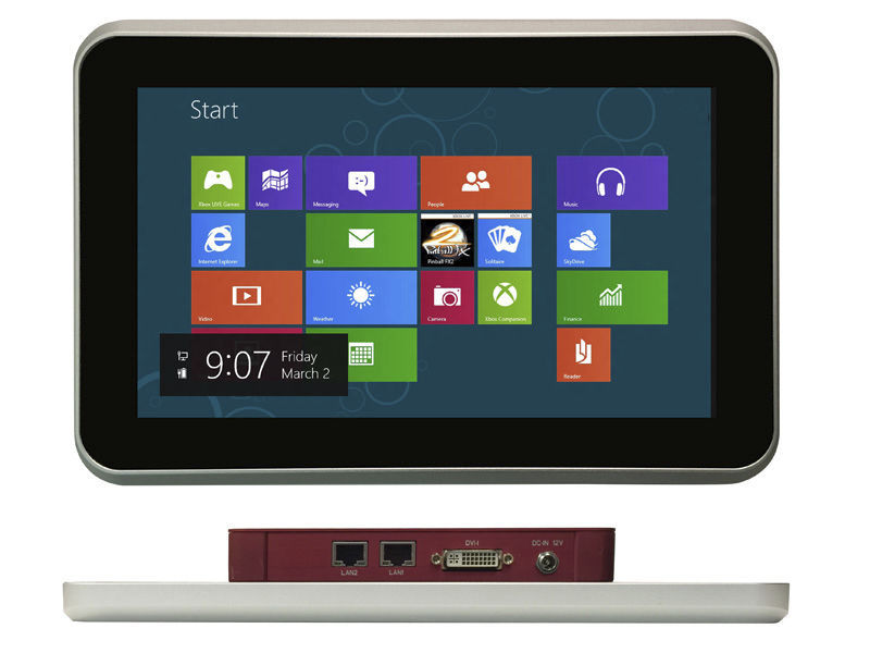 LCD panel PC - ASLAN-W812C - ARBOR Technology Corp. - capacitive touch ...
