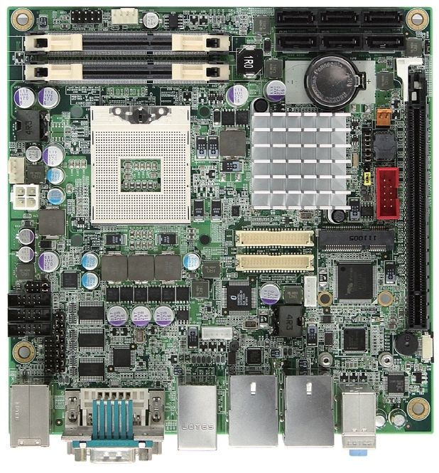 Mini-ITX motherboard - Intel® Core™ i7/i5/i3, max. 8 GB | ITX-i67M0 ...