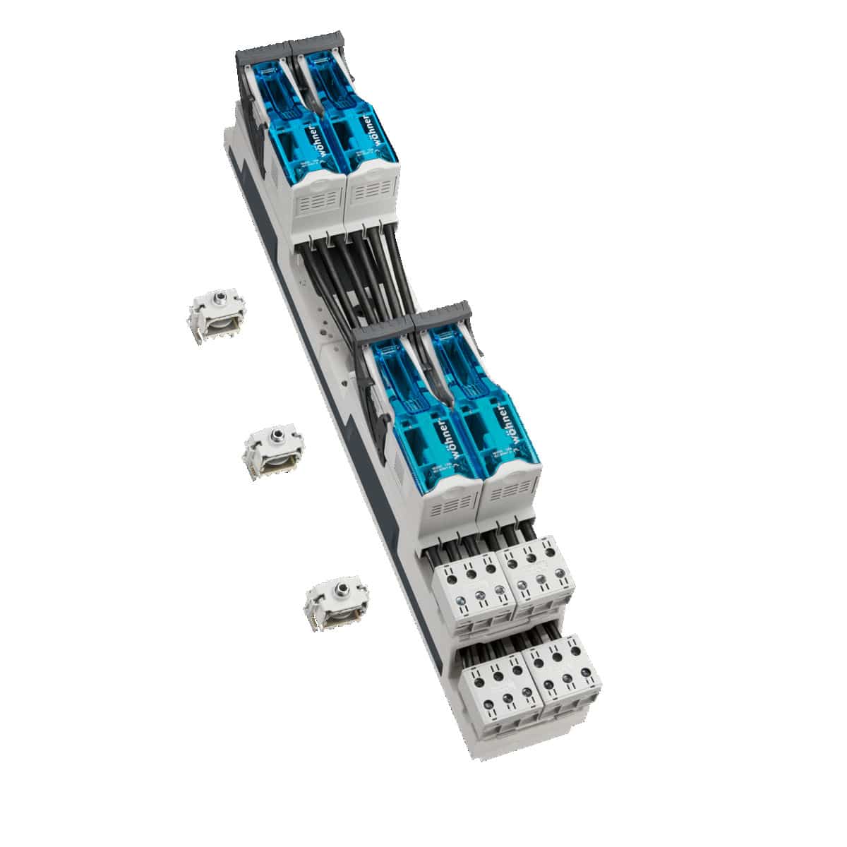 Fuse switch disconnector - 33777 - Wöhner - 3-pole / with NH fuse ...