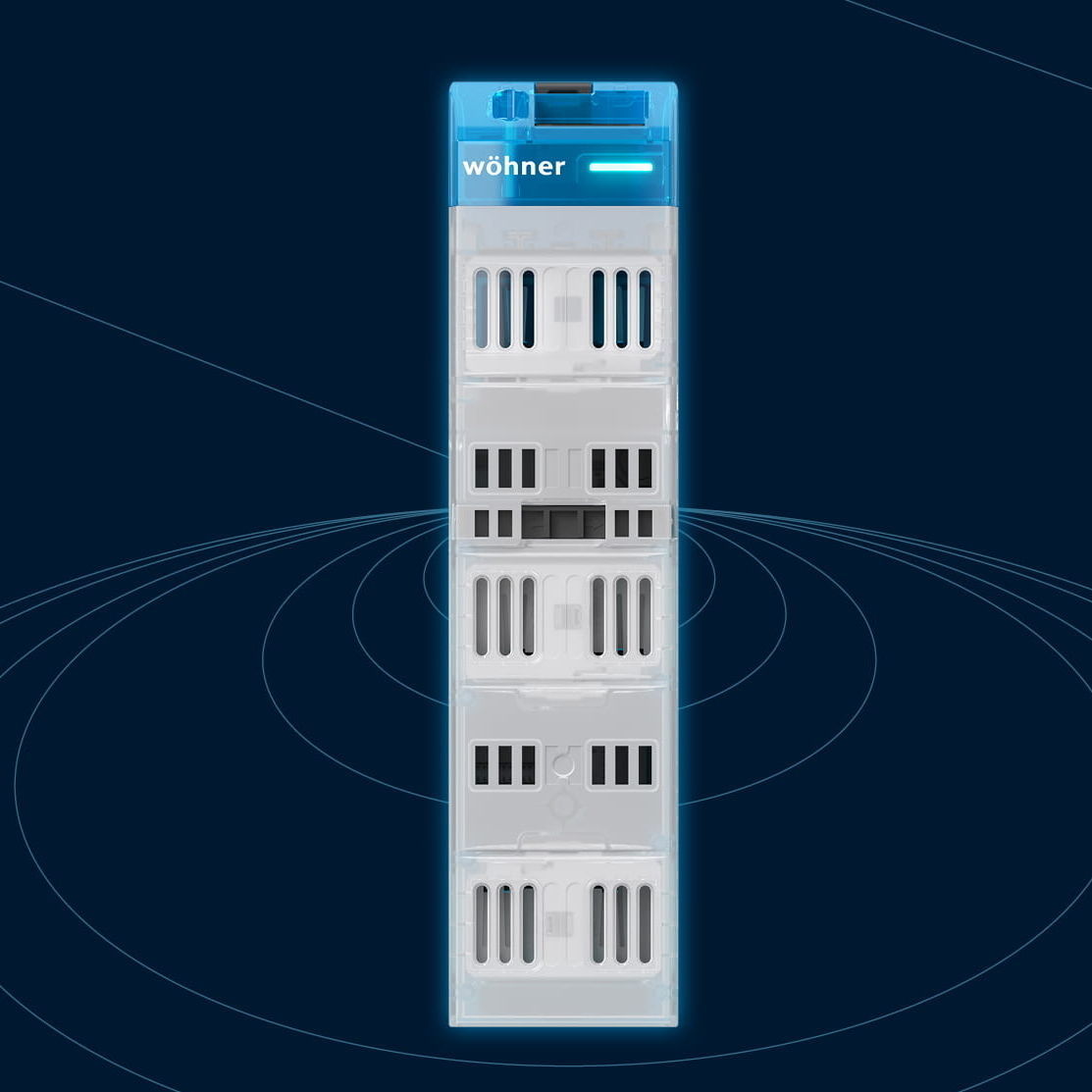 Power measuring module - CrossMT - Wöhner - temperature / voltage ...