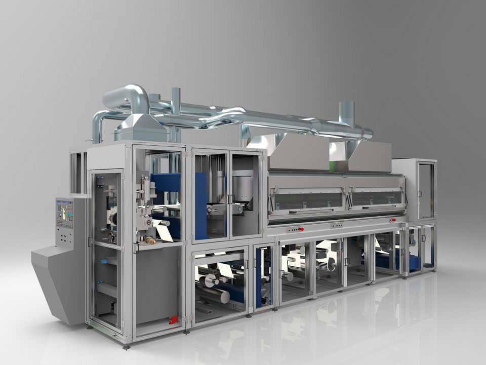 Automatic coating line - LabCo - Maschinenfabrik Max Kroenert