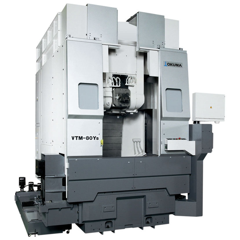 CNC milling-turning center - VTM-80YB - OKUMA - horizontal / vertical ...