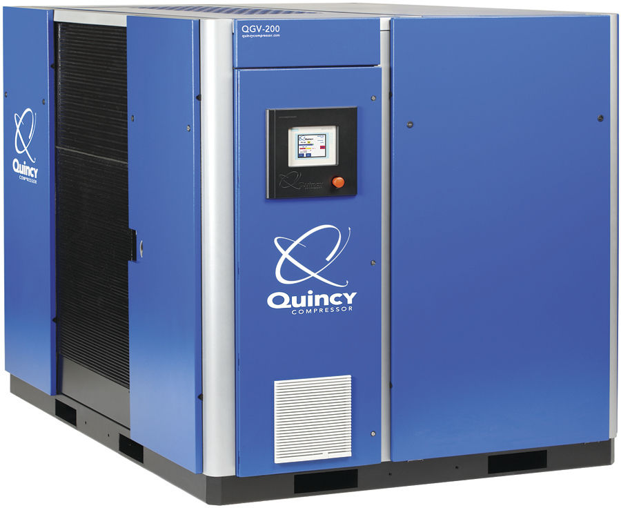 Screw compressor - QGV series - Quincy Compressor - rotary / air ...
