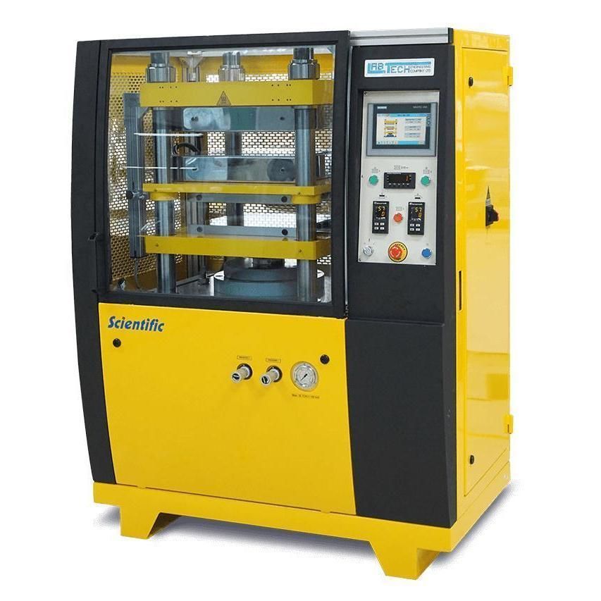 Hydraulic press - LP-S-50 series - Labtech Engineering Co., Ltd. - laboratory / door / double