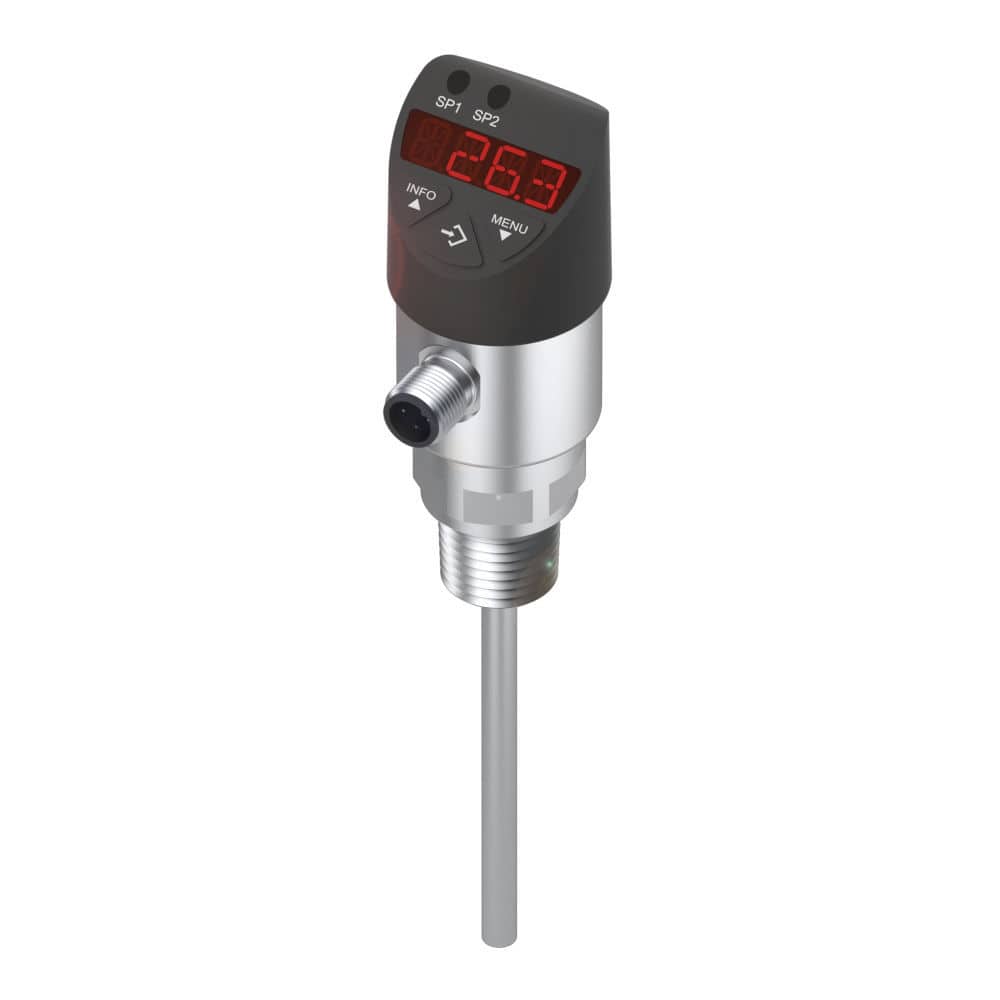 Pt1000 temperature sensor - BFT001F - Balluff GmbH - threaded / analog / M12 connector