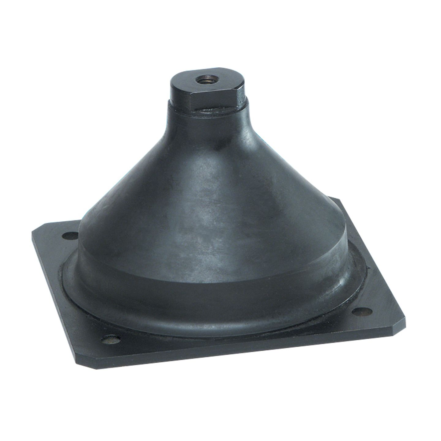 Square anti-vibration mount - VIB HD 45 - PAULSTRA - rubber / threaded