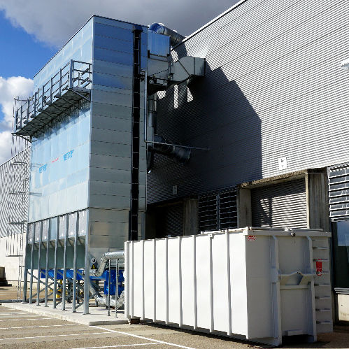 Bag filtration unit - 7/4 - NESTRO Lufttechnik GmbH - air / backwash