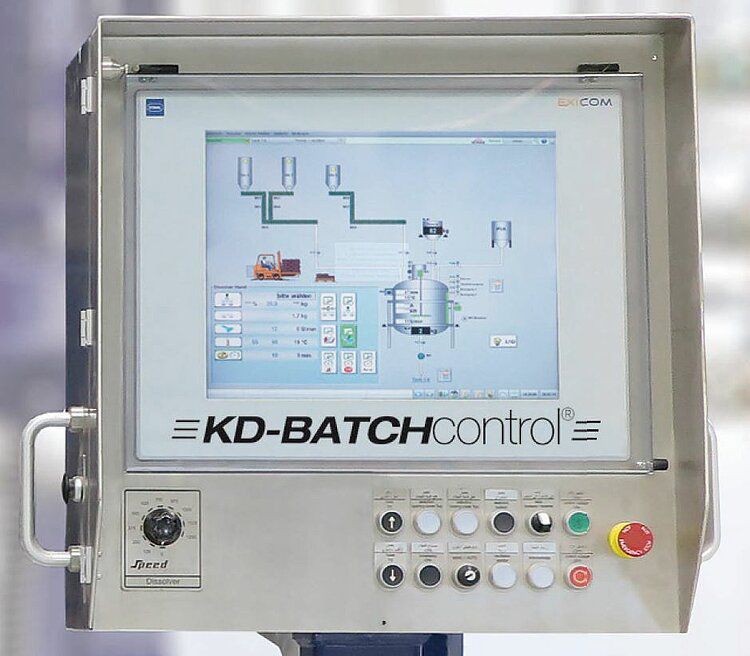 Panel-mounted batch controller - KD - Niemann GmbH & Co., Wilhelm