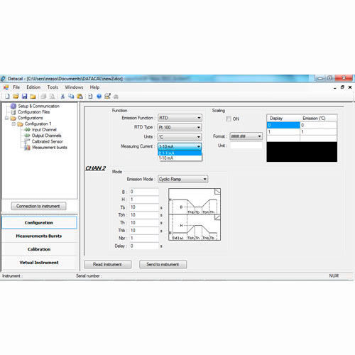 Calibration software - DATACAL - AOIP - programming / configuration ...