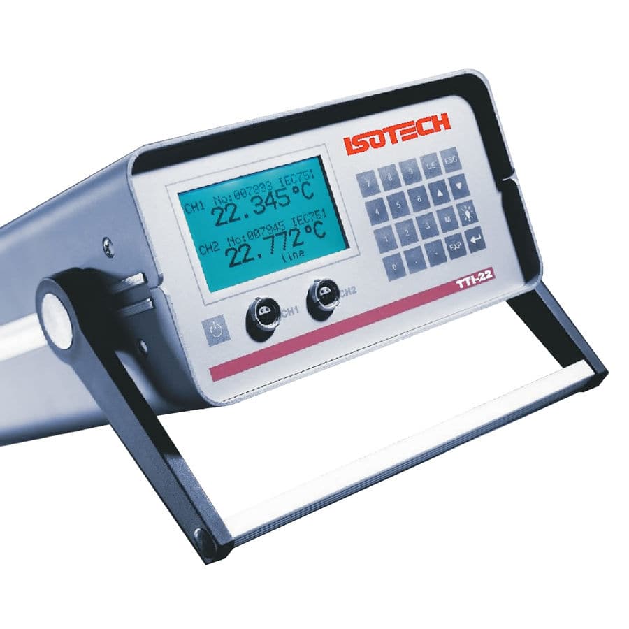 Reference thermometer - TTI 22 - AOIP - probe / resistance / with LCD ...