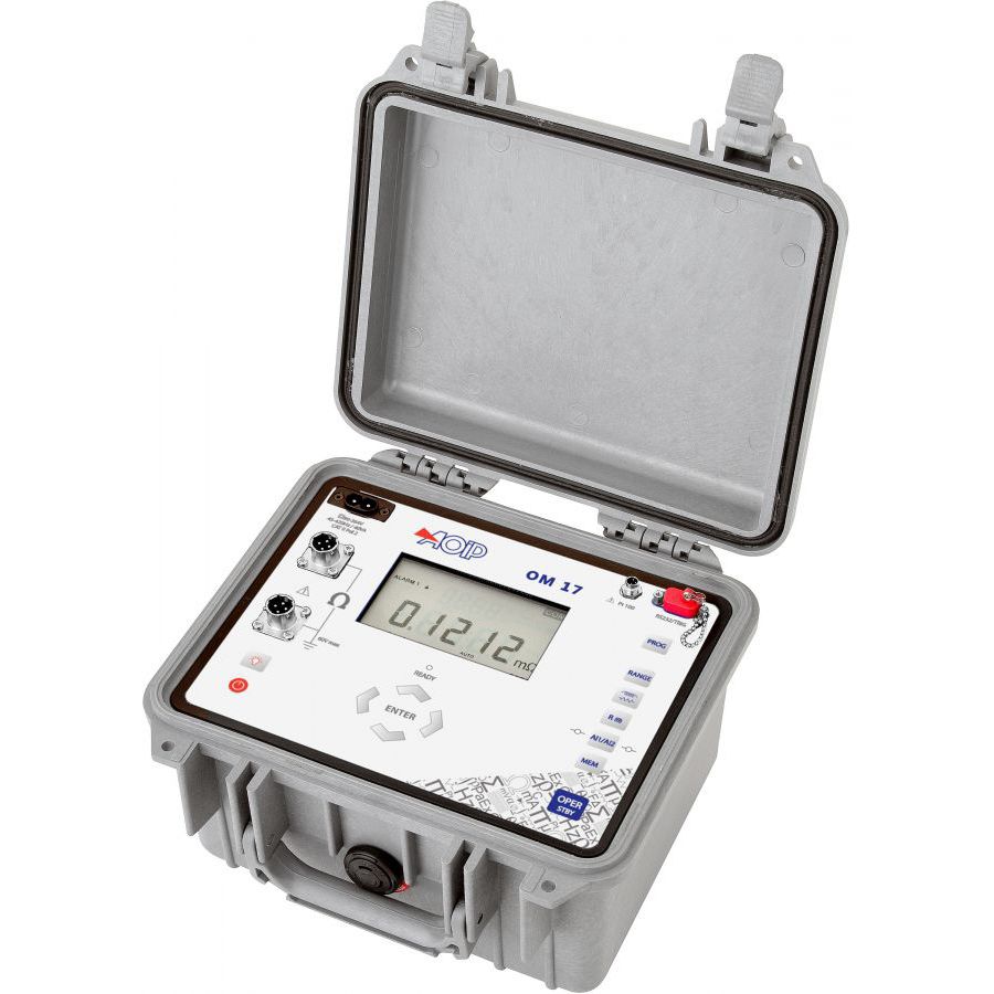 Digital microhmmeter - OM 17 - AOIP - portable / 4-wire