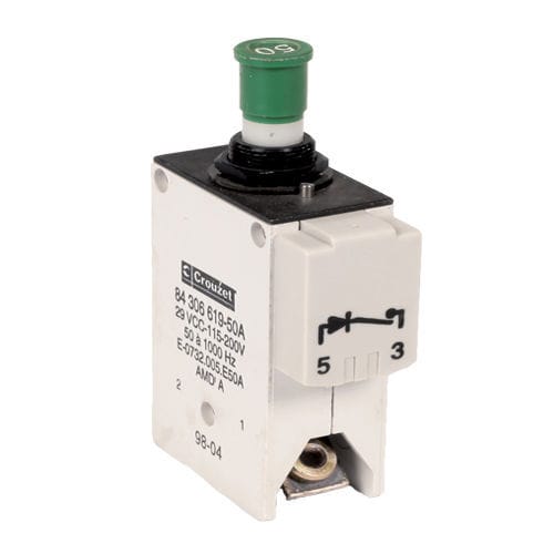 High-power circuit breaker - 84306 - Crouzet - spring operated / single ...