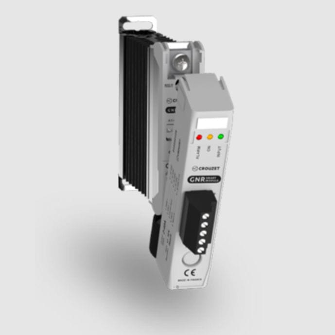 AC solid state relay - GNR SMART MODULE series - Crouzet - DIN rail