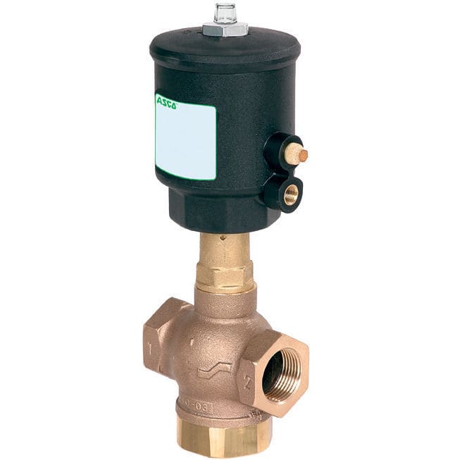 Piston valve - 390 - ASCO - pneumatically-operated / for control / for ...