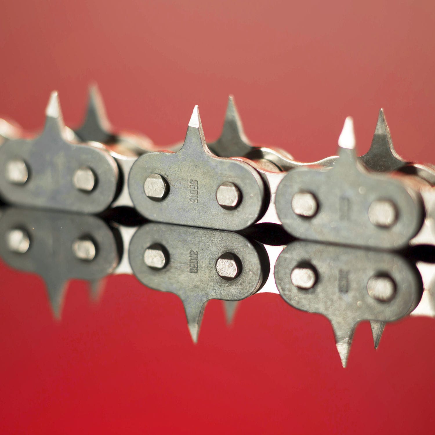 Chain with spike attachments - SEDIS - drive / steel / for plastic film