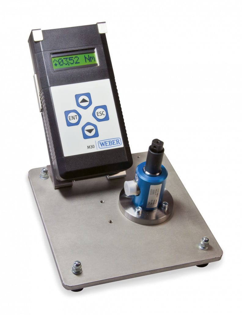Bench-top torque meter - M30 - WEBER - for calibration / for ...