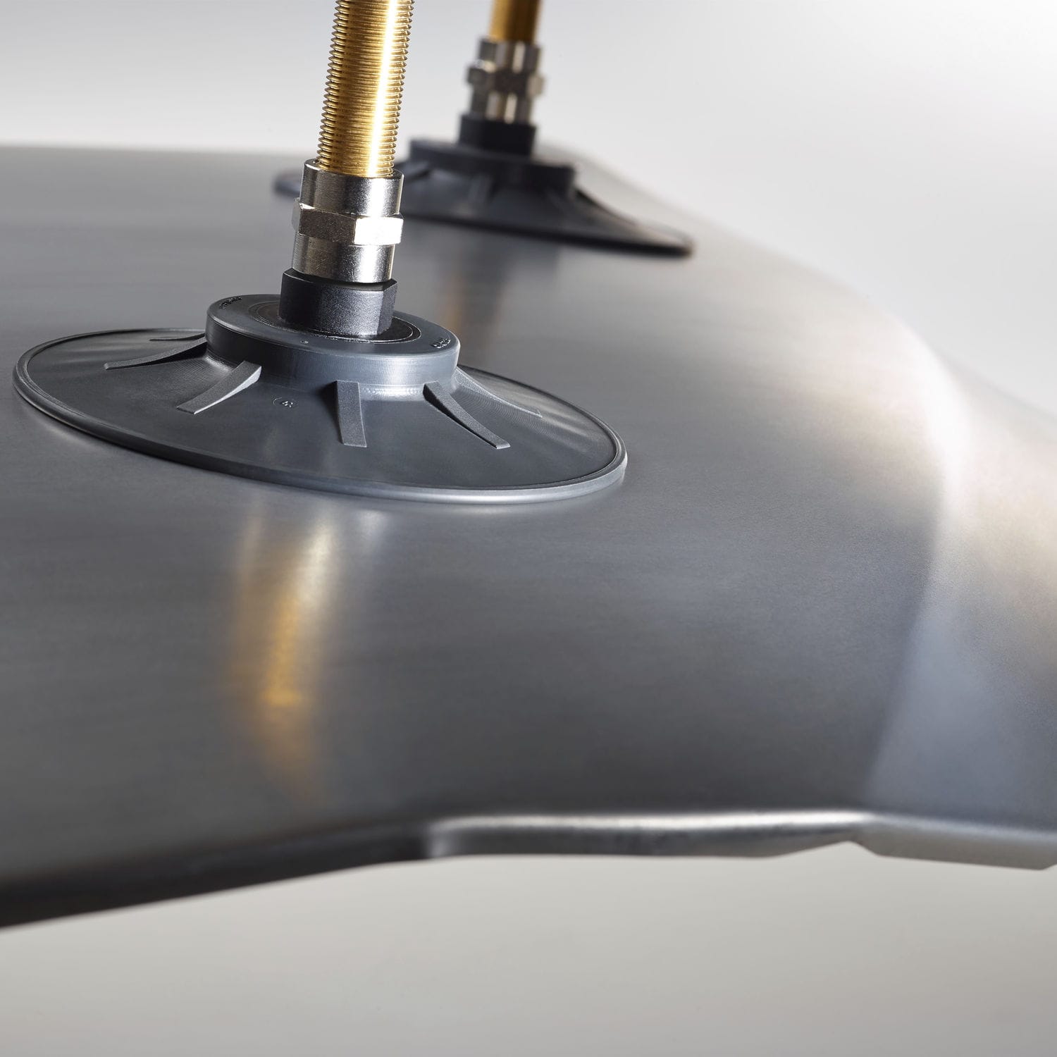 Round suction cup - CFC Series - COVAL - flat / polyamide / elastomer