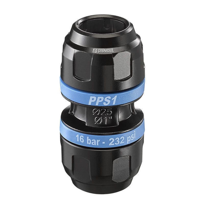Compressed air fitting - PPS1 - UN - Prevost - socket / aluminum / compact
