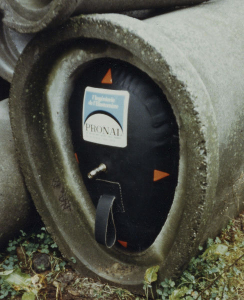 Inflatable shutter - OVO - PRONAL - for pipes / rubber / bypass