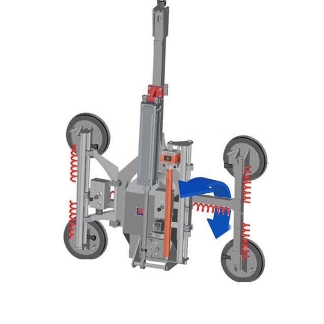Pivoting lifting beam - PR series - SAPELEM - industrial / glass plate ...