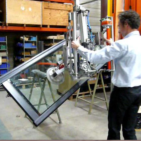 Manipulator with suction cup - X207 - SAPELEM - glass / for windows and ...