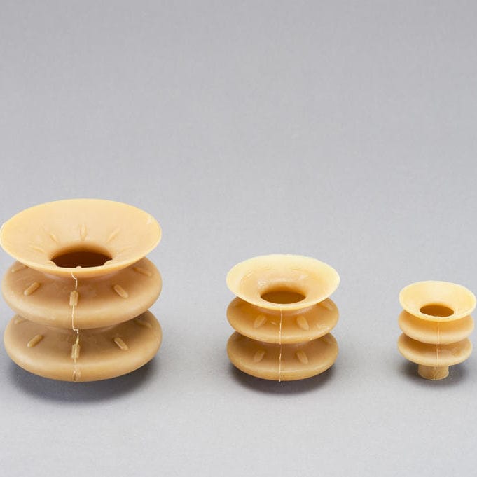 Bellows suction cup - 84 series - SAPELEM - silicone / 50 shore A / for ...