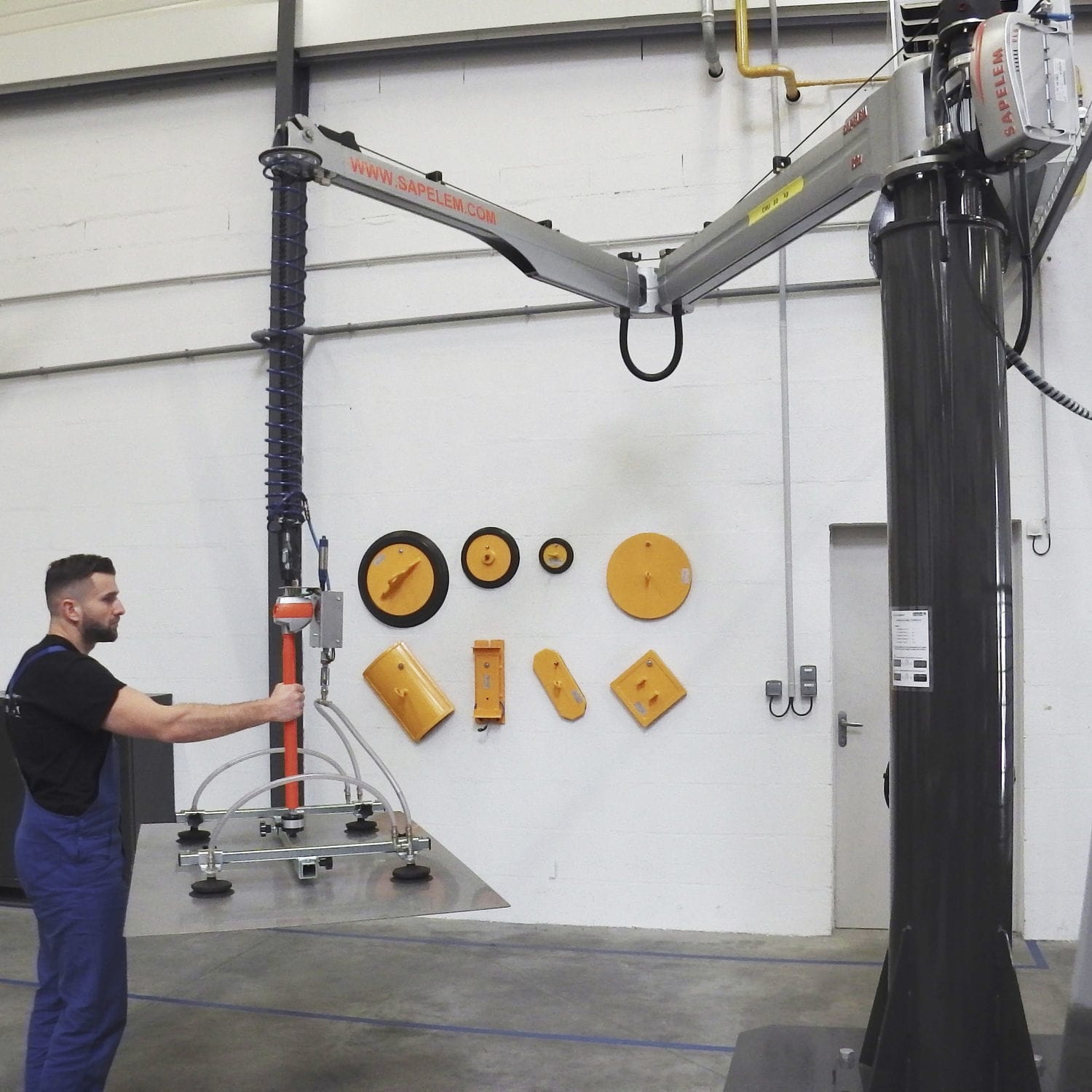 Electric manipulator - ZE'Solution - SAPELEM - with integrated hook ...